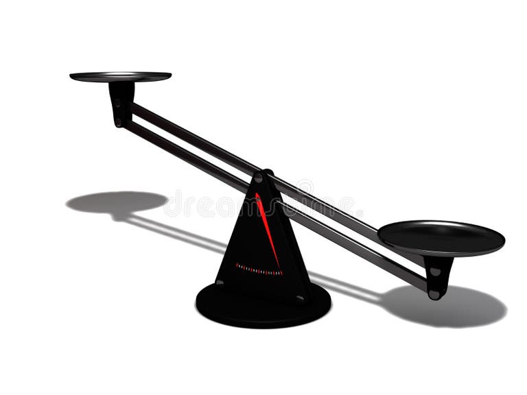 3d design of simple scales stock illustration. Illustration of isolated ...