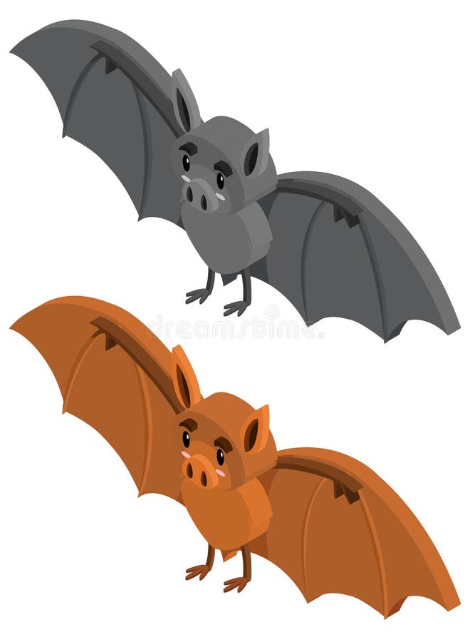 3D design for two bats stock vector. Illustration of perspective - 86441060