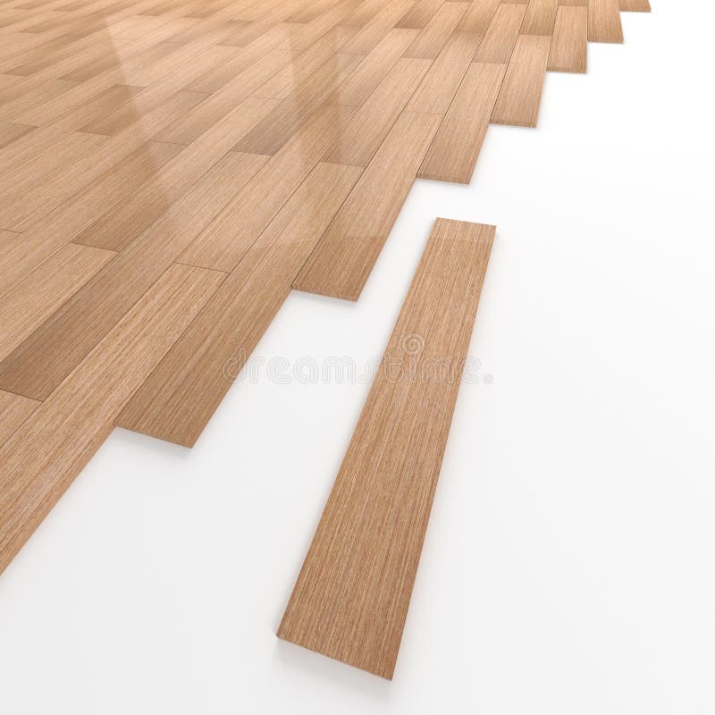 3d Detail of Wooden Tiled Floor Stock Illustration - Illustration of ...