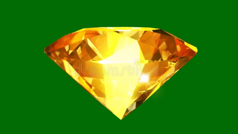 3D Diamond Rotating Green Screen Video, 3D Animation, Ultra High ...