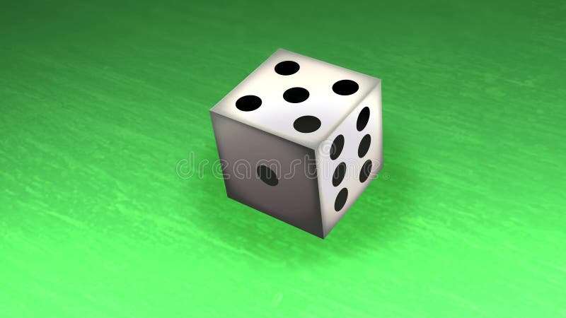 3D Dice on Table Animation - 6 Number Stock Video - Video of chance ...