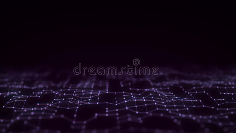 3d Digital Dynamic Wave Flow Digital Structure Secure Cybersecurity