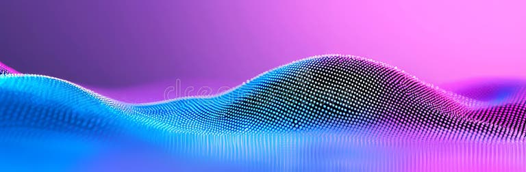 This Is A 3d Digital Dynamic Wave It Has A Flow Digital Structure It