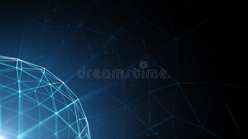 3D Digital Earth Technology Background Stock Footage - Video of media ...