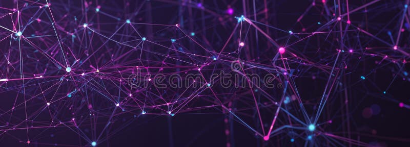 3d Digital Technology Background - a Complex Network of Interconnected ...
