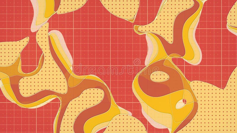 3D Digital Topographic Map. Template for Motion Graphic 3D Render Loop ...