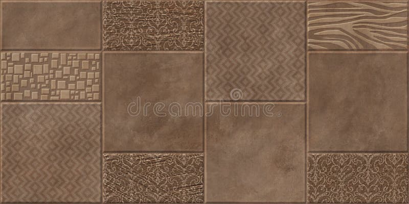 3d Digital Wall Tiles and Wallpaper. Stock Image - Image of flooring ...