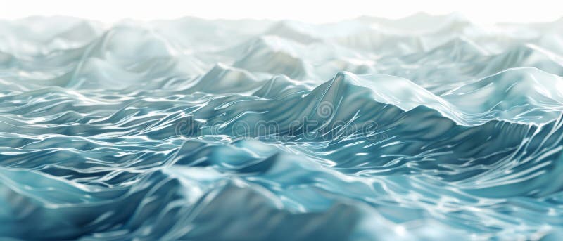 A 3D Digital Water Texture Closeup Capturing the Serene Movement of ...