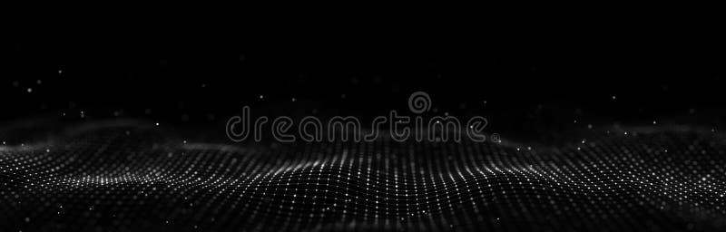 3d Digital Wave. Technology Wave. Flow Digital Structure. Cyber ...