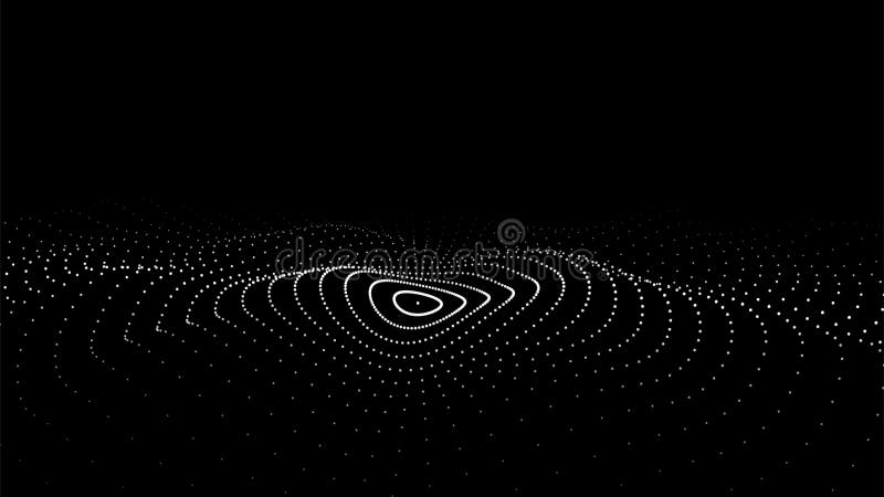 3D Digital Wave. Technology Wave. Flow Digital Structure. Cyber ...