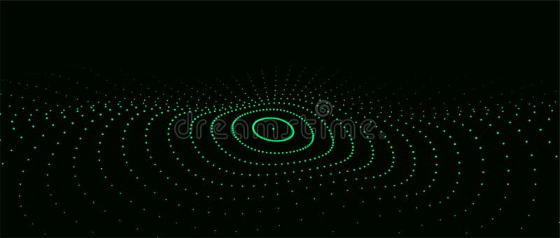 3D Digital Wave. Technology Wave. Flow Digital Structure. Cyber ...