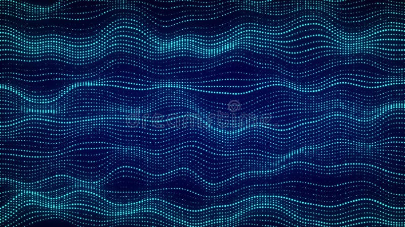 3d Digital Wave. Technology Wave. Flow Digital Structure. Cyber ...