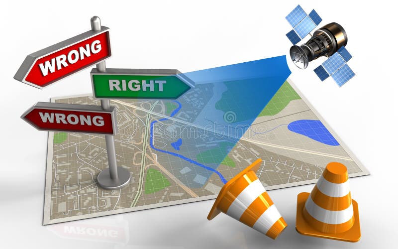 3d direction index stock illustration. Illustration of communication ...