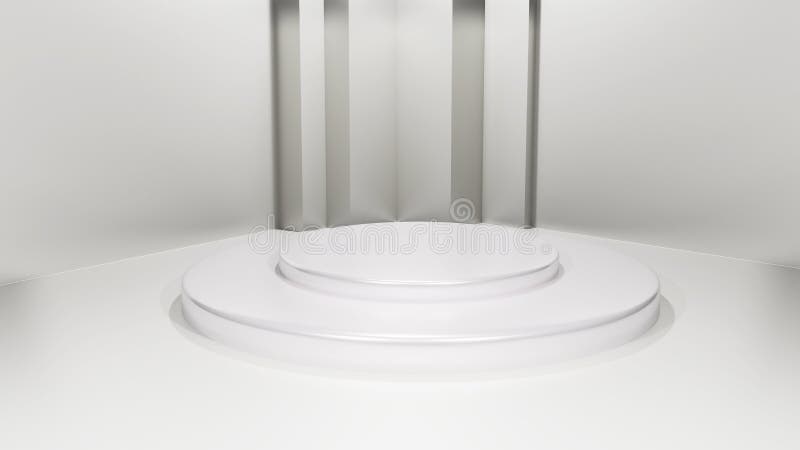 3D Display Platform for Displaying Stock Illustration - Illustration of ...