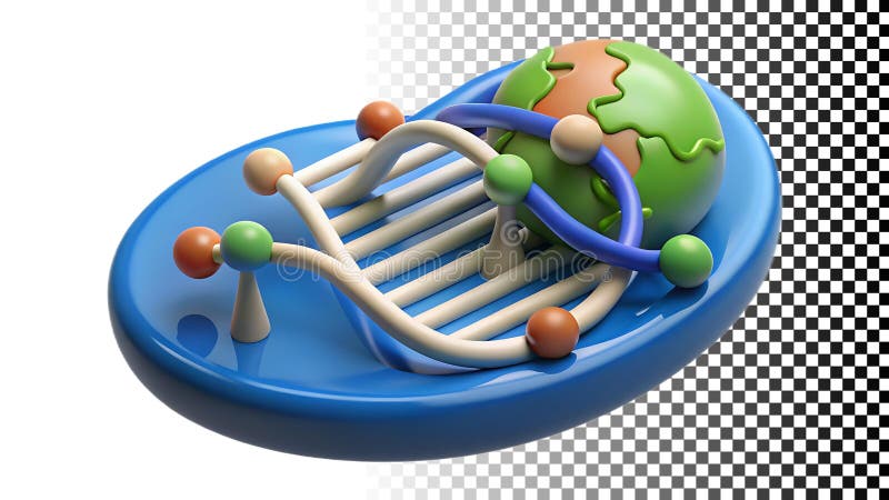 DNA Helix Model, Science and Genetics Biology Structure Png Transparent ...
