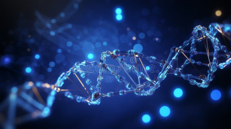 3d Dna Molecules in Medical Science Background for Advanced Scientific ...