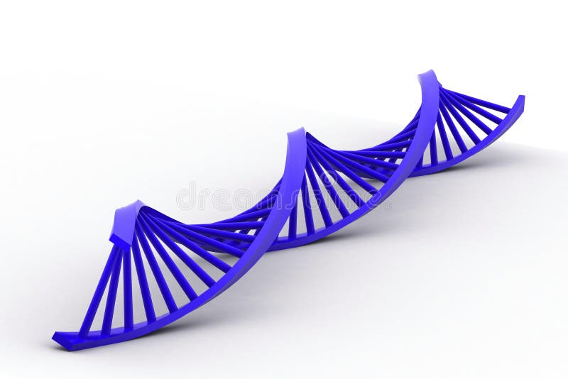 3d DNA strand stock illustration. Illustration of pharmacy - 36812889