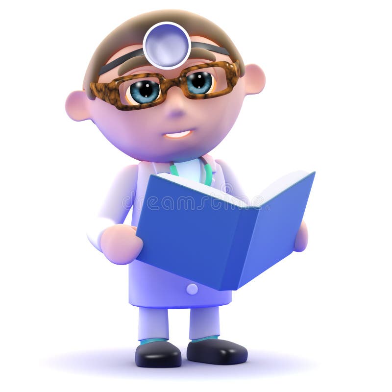 Doctor Reading Medical Book Stock Illustrations – 221 Doctor Reading ...