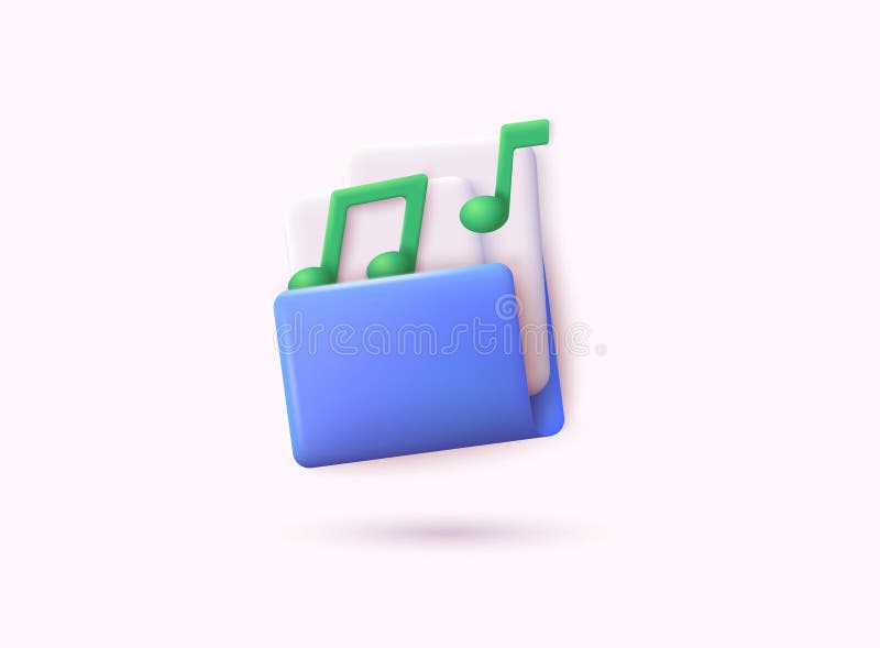 Music file icon stock vector. Illustration of file, symbol - 225349348