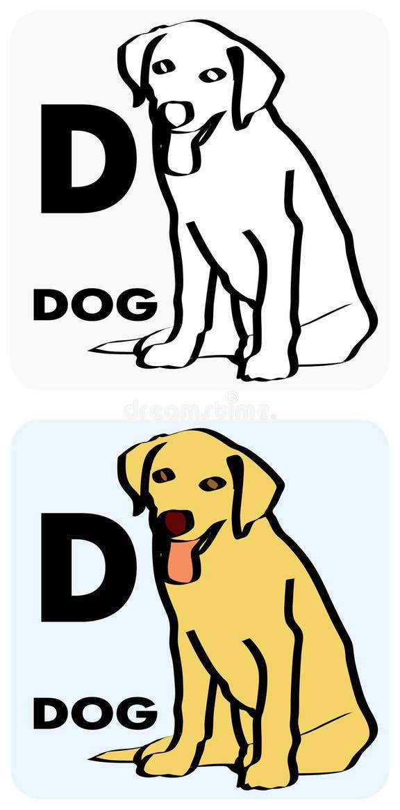 Letter D Dog Stock Illustrations – 496 Letter D Dog Stock Illustrations ...
