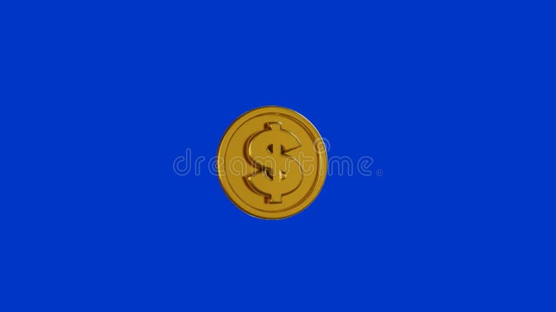3d dollar gold coins stock video. Video of business - 271487025