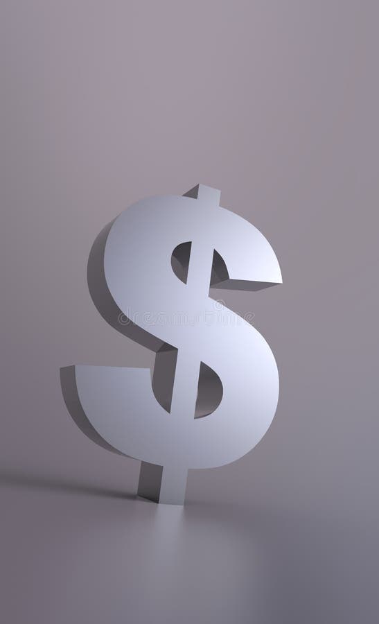 Set of 3D dollar sign stock illustration. Illustration of rich - 33429361