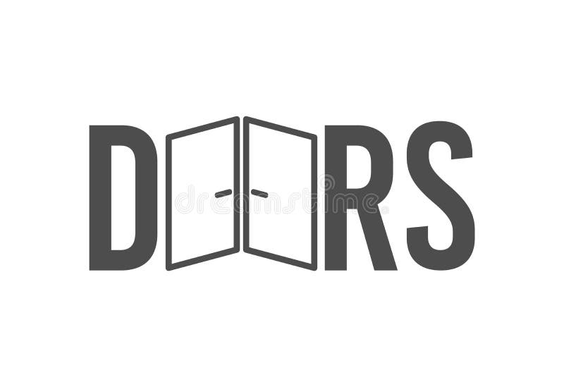 3d Door Distribution Logo Concept Stock Illustration - Illustration of ...