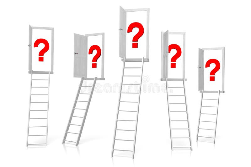 Three Doors Question Marks Stock Illustrations – 12 Three Doors ...