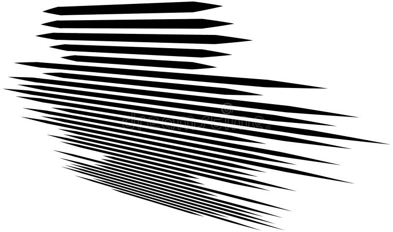 3D Dynamic Lines, Stripes Element in Perspective Geometric Vector Stock ...