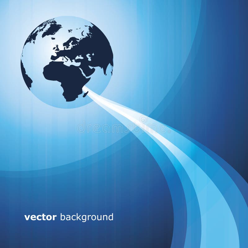 3d Earth Abstract Background - Vector Illustration Stock Vector ...