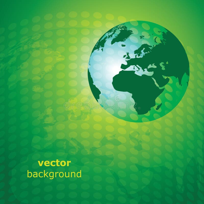 3d Earth Abstract Background - Vector Illustration Stock Vector ...