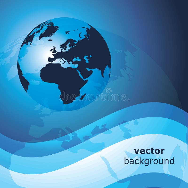 3d Earth Abstract Background - Vector Illustration Stock Vector ...