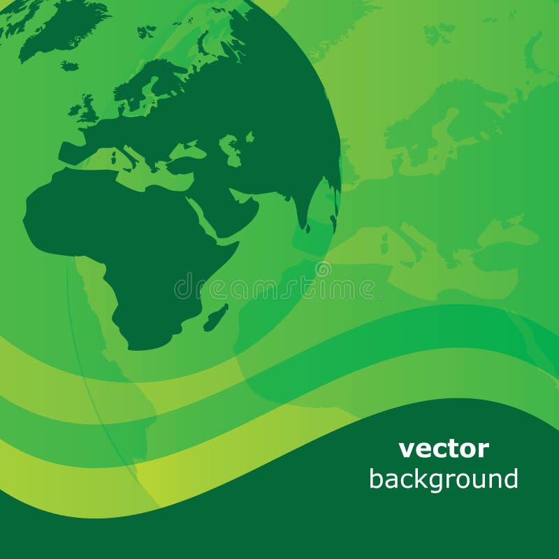 3d Earth Abstract Background - Vector Illustration Stock Vector ...