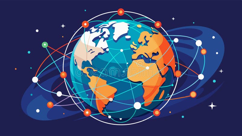 Earth Globe Rotation. Icons of World, Planet from Different Views ...