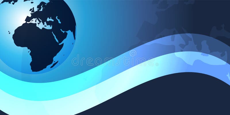 3D Earth Globe Layout, Abstract Background Stock Vector - Illustration ...