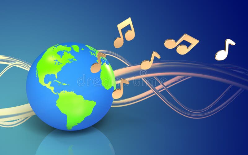 Earth Music Notes Stock Illustrations – 314 Earth Music Notes Stock ...