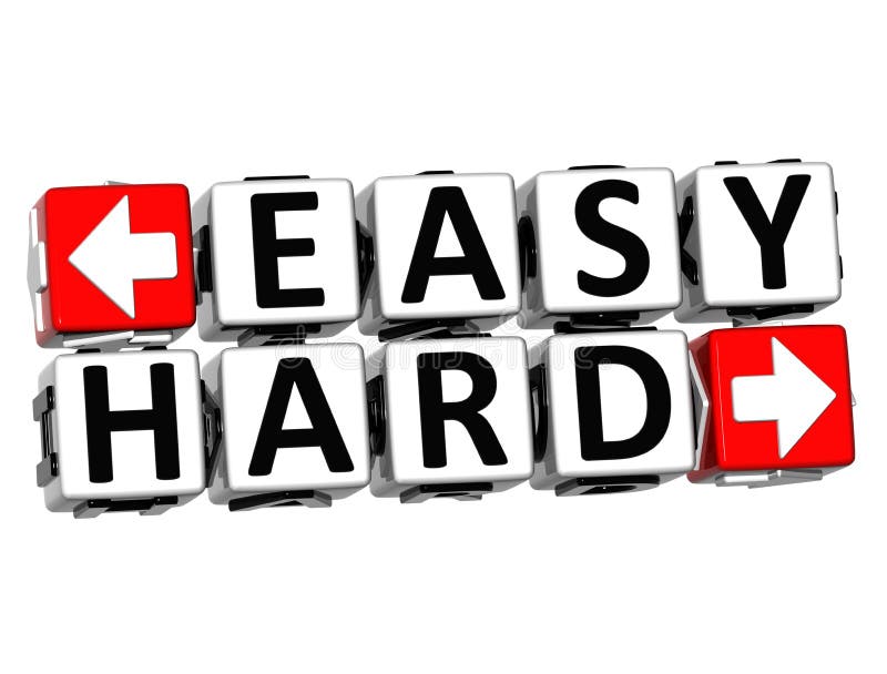Easy Hard Icon Stock Illustrations – 713 Easy Hard Icon Stock ...