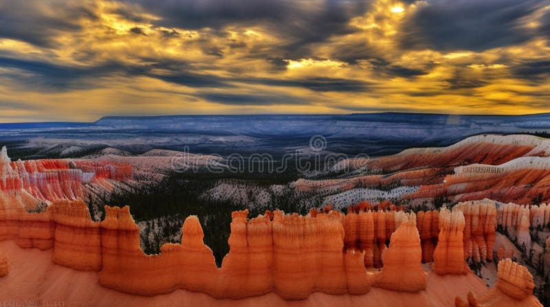 3d Effect - Bryce Canyon- Ai-generated Stock Illustration ...