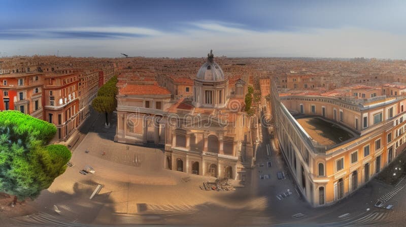 3d Effect - Rome - Ai-generated Stock Illustration - Illustration of ...