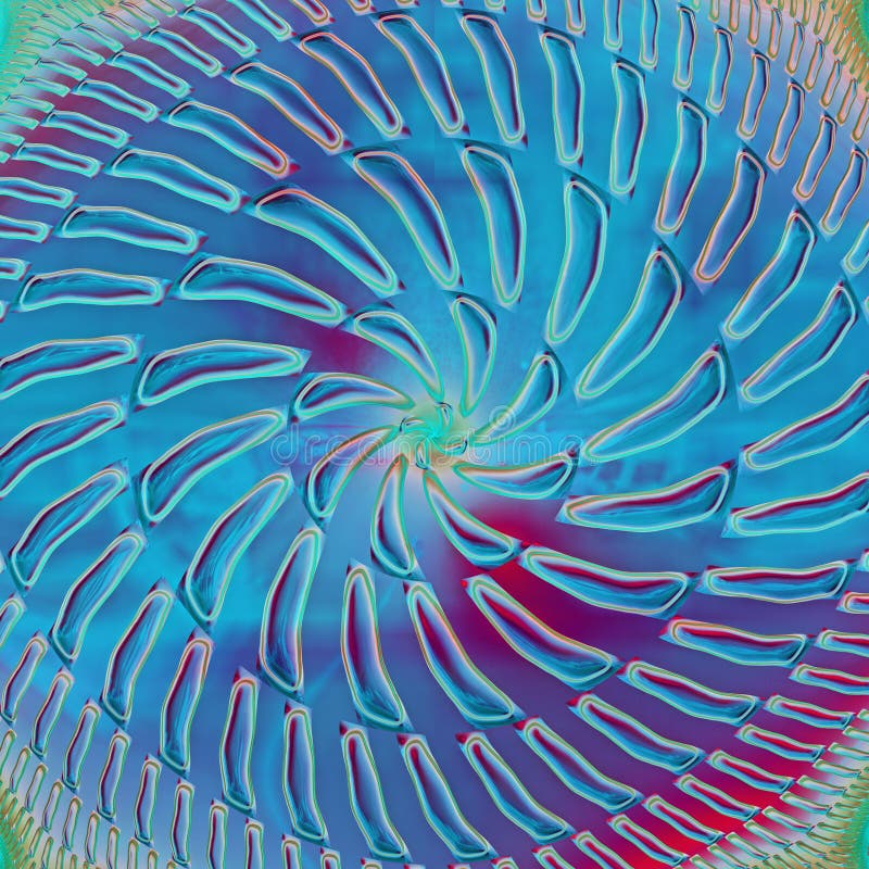 3d Effect - Round Metallic Surface Graphic Stock Illustration ...