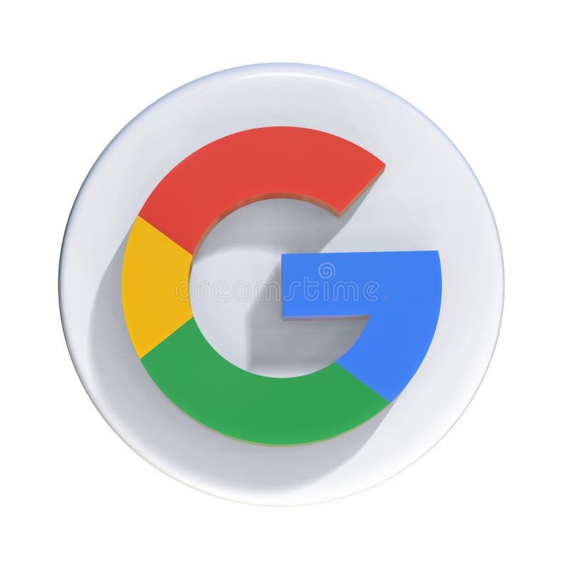 Google 3D Social Media Icon Editorial Photography - Illustration of ...