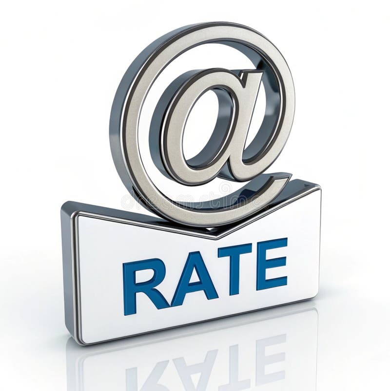 3D Email Icon on Transparent Background Stock Illustration ...