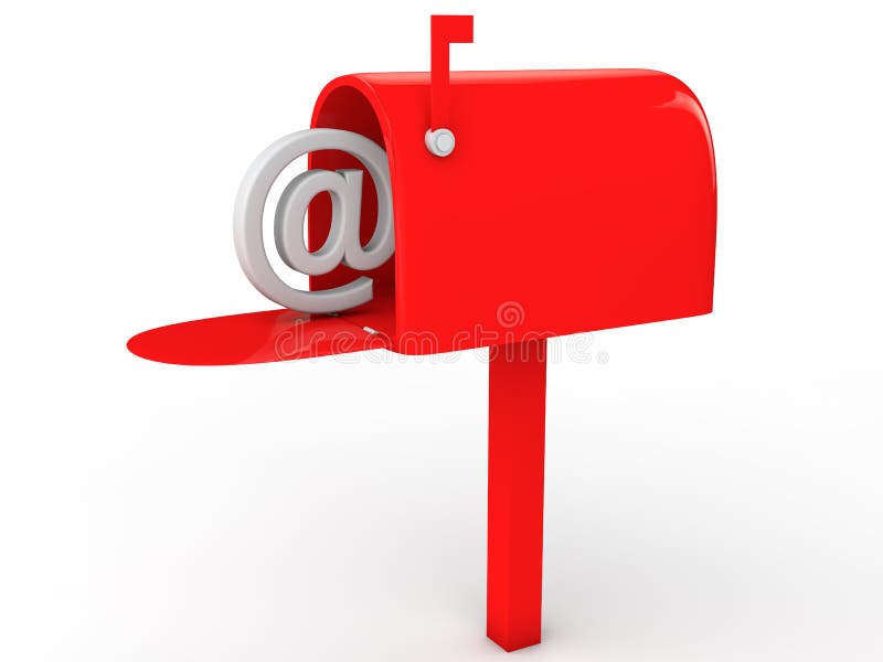3d email post box stock illustration. Illustration of correspondence ...