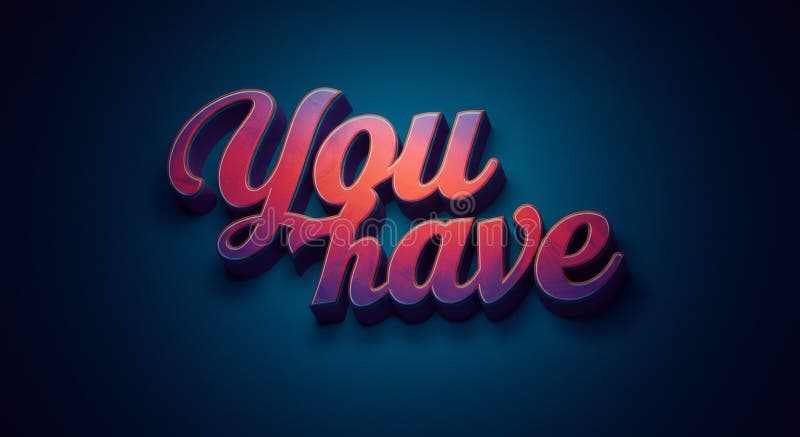 Now is All You Have Text Design Stock Vector - Illustration of font ...