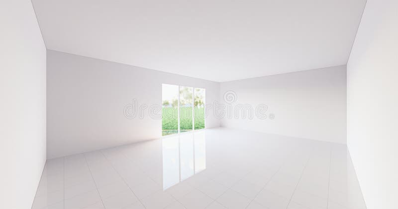 3d empty room stock illustration. Illustration of construction - 163307650