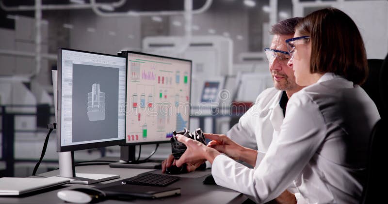 3D Engineer S Software Design Stock Illustration - Illustration of ...