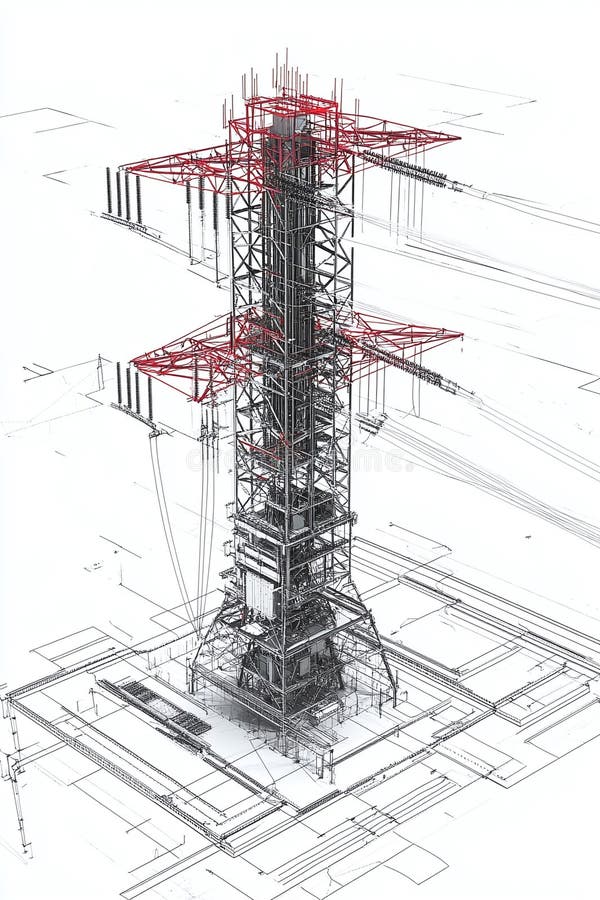 Voltage Tower Assembly Stock Illustrations – 13 Voltage Tower Assembly ...