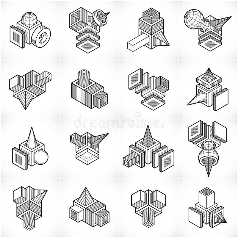 Engineering Shapes Stock Illustrations – 9,090 Engineering Shapes Stock ...