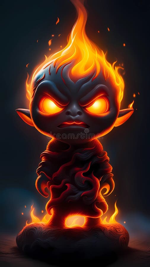 3D Evil Devil Cartoon Character Design Illustration Ai Generated Stock ...