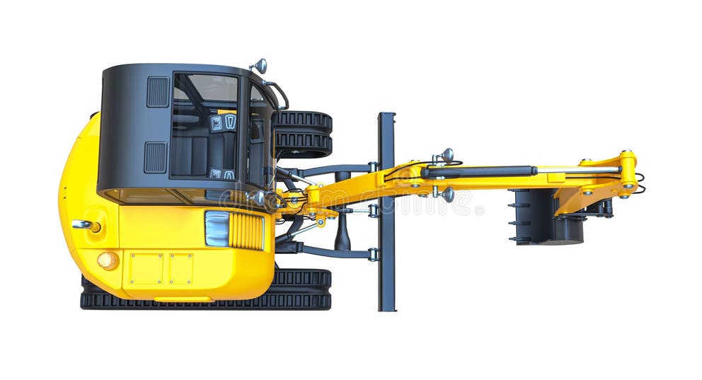 3d Excavator Stock Illustrations – 6,187 3d Excavator Stock ...